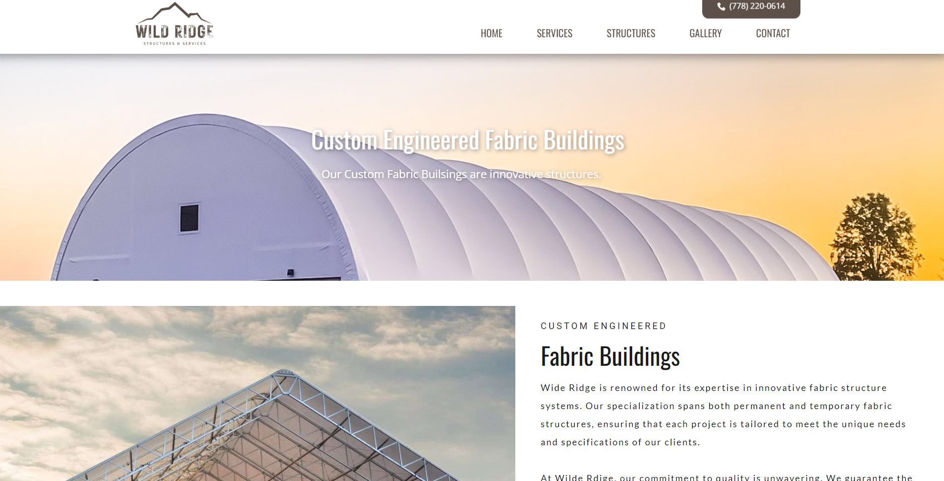 Custom Engineered Fabric Buildings | Wild Ridge Structures and Services