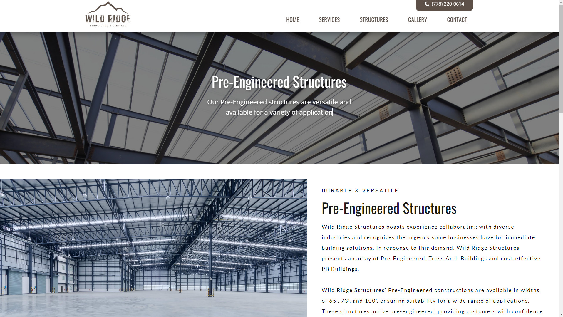 Pre-Engineered Structures | Wild Ridge Structures and Services